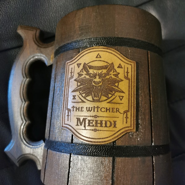 Witcher Mug | Geralt Medallion Personalized Gift | Witcher Gamer Gift ...