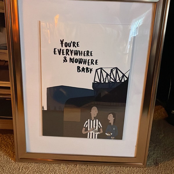 It'll B' Reyt Gold Foil A3 Print Yorkshire Wall Art Home Decor ...