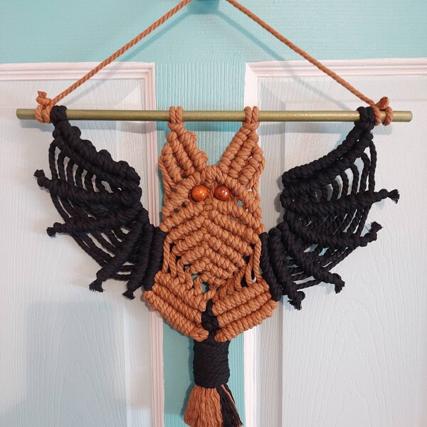 Macrame Antler Tutorial Pattern Wall Hanging, Digital Download, Witchy ...