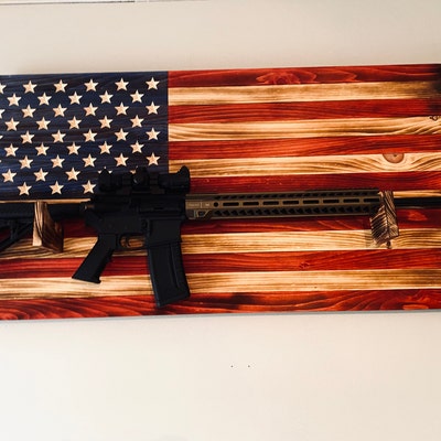 GUN RACK FLAG American Flag 2A Gun Flag Gun Rack Gift - Etsy