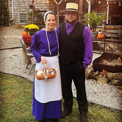 Amish Woman's Covering Extra Large Cap Kapp Bonnet With Strings Prayer ...