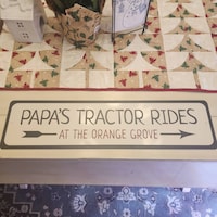 Tractor Rides Sign, Papa Gift, Papa Sign, Tractor Ride Sign, Barn ...