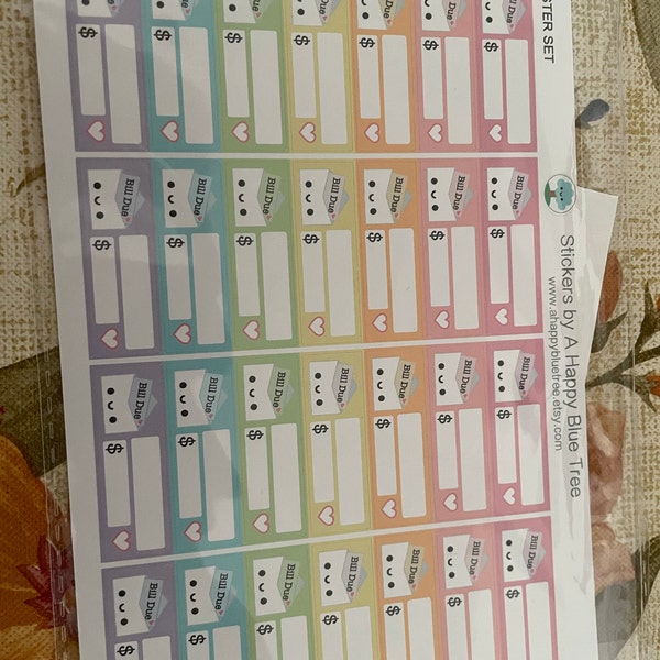 Happy Day off Reminder Tracker Cute Kawaii Planner Stickers for Erin ...