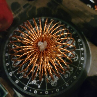 Copper Vortex Coil Torus Coil With Copper Starship Center - Etsy Australia