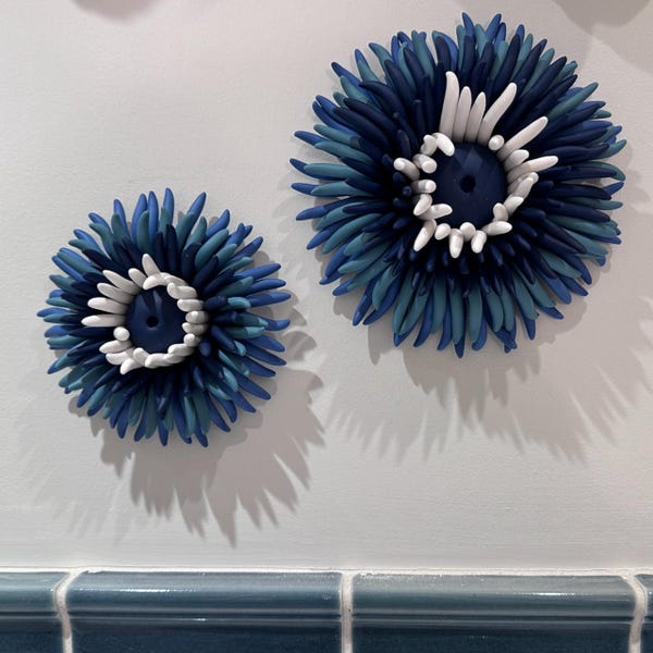 Wall Art Installation Corals, 3D Wall Art Costal, Sea Wall Sculpture ...