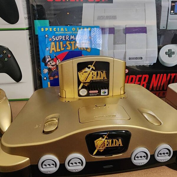 N64 Zelda Ocarina of Time Replacement Label Decal Glossy Paper Finish ...