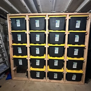 Mobile Garage Storage Rack Plans/ All Sizes Included, Trendy Garage ...