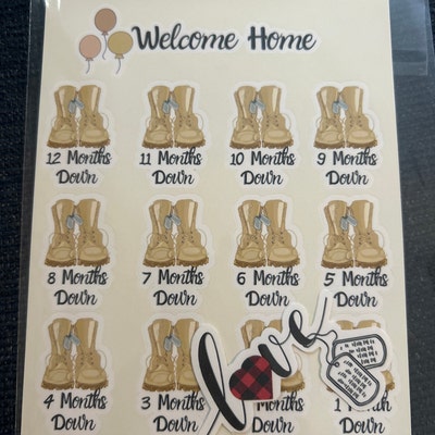 Military PCS Sticker Set, Military Stickers, Military, Military Life ...