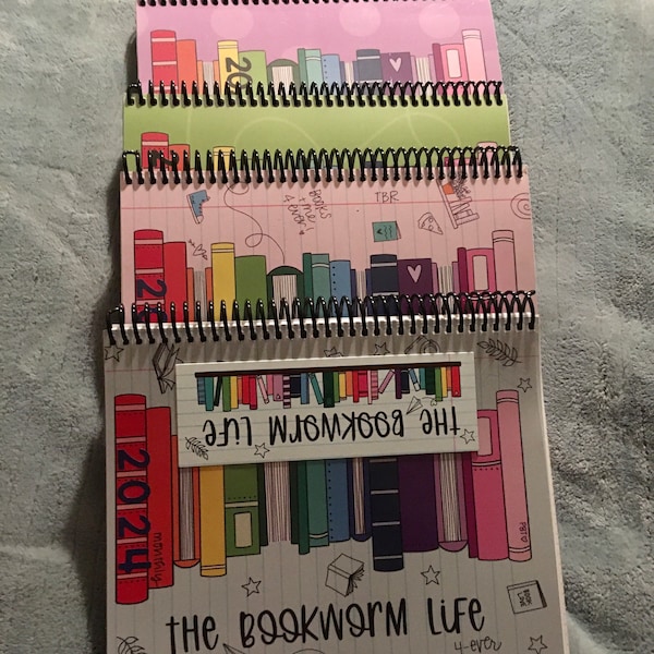 The Bookworm Life ™ Reading Planner - Reading Notebook - Book Planner ...