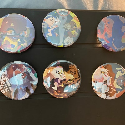 Splatoon Pin Buttons 2.25 - Etsy
