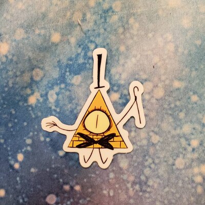 Bill Cipher Vinyl Sticker - Etsy