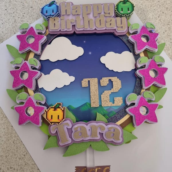 Stardew Valley | Star Drop | Stardew Valley Game | Gamer Cake Topper ...