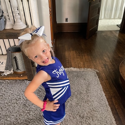 Orange and White Cheer Uniform, Custom Cheer Uniform,orangewhite ...