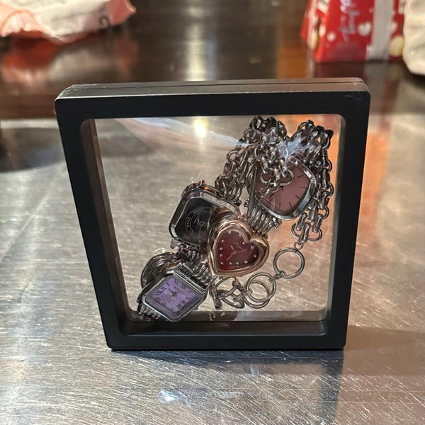 Vintage Punk Five Watches Choker Necklace,multicolor Clock Necklace,y2k ...