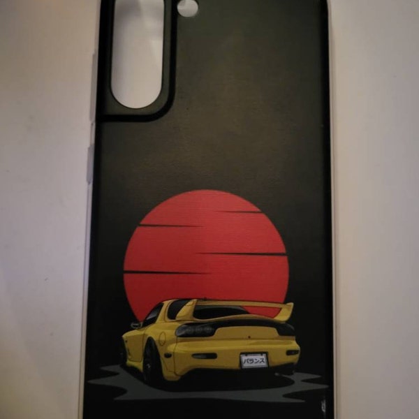 Japanese RX7 Drift JDM Classic Sports Car Art Phone Case for iPhone 14 ...