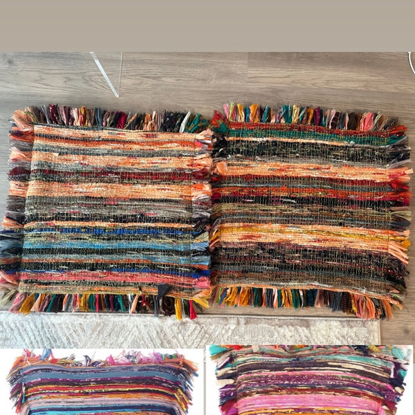 Round Cushions Boho Pillows Cover Patchwork Cushion Floor Cushions Colorful Embroidered Cushions ...