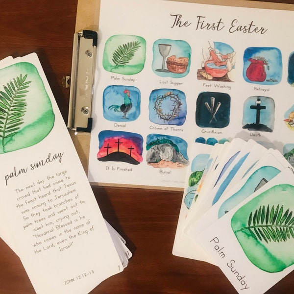 Easter Story Cards - Etsy