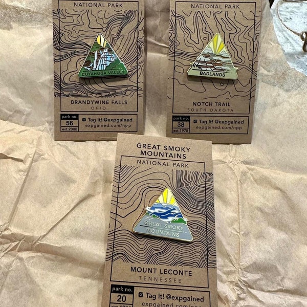 Badlands National Park Hard Enamel Pin | National Park Lapel Pin ...