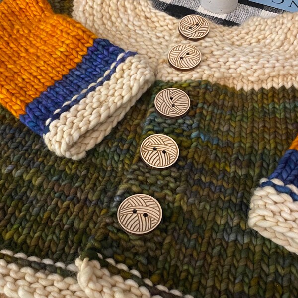 Moose Buttons 5 Pack. Octagon Button, Wooden, Laser Engraved, Package ...