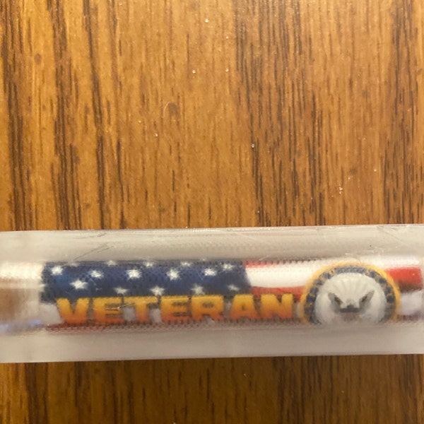 Honor a US Navy Veteran Pen Blank Old Glory and Navy Emblem - Licensed ...