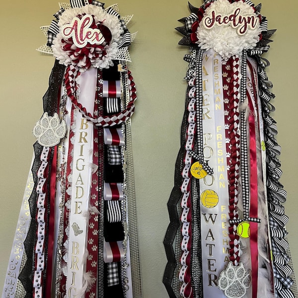 Custom Name Cuts, Name for Homecoming Mum, Custom Mum Decoration ...