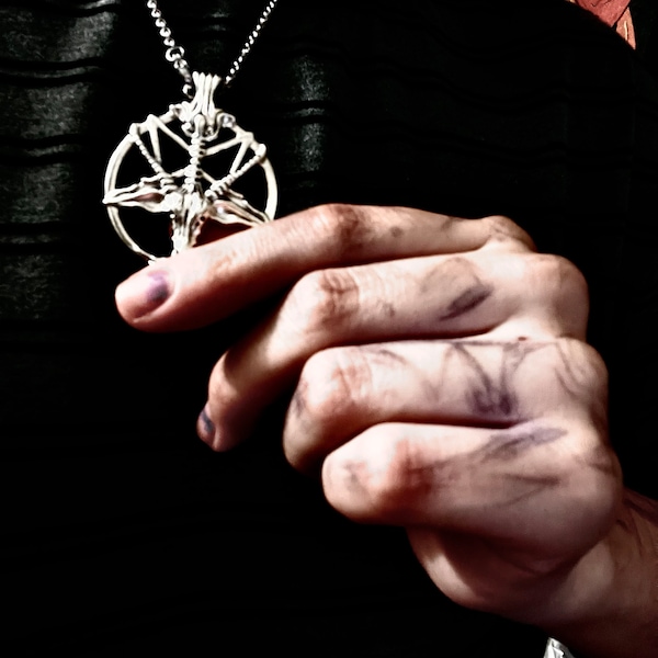 Inverted Cross Necklace, Upsidedown Cross Necklace, Satanic Necklace - Etsy