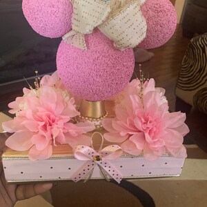 Royal Minnie Mouse Minnie Centerpiece Baby Shower - Etsy