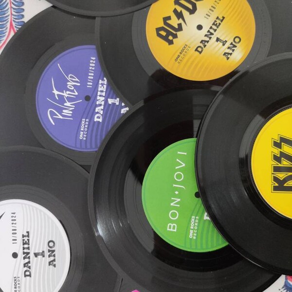 Vinyl Record Wedding Table Names / Table Numbers | Festival Wedding ...