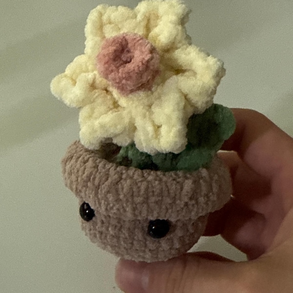 Mini Potted Flower Friends PDF Crochet Pattern (crochet Flowers ...