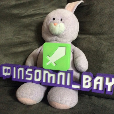 Personalized Custom Twitch Style Name Plate, Streamer Gift, Desk Sign ...