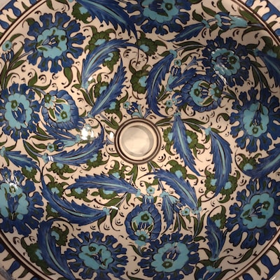 Decorative Spanish Mosaic Tiles, Spanish Mediterranean Decor, 4 ...