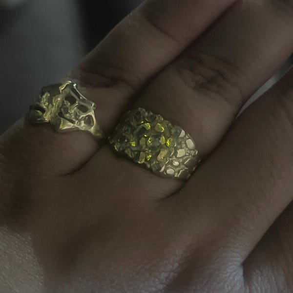 14k Real Solid Yellow Gold Cross Ring, 14k Solid Gold Women Ring, Cross ...