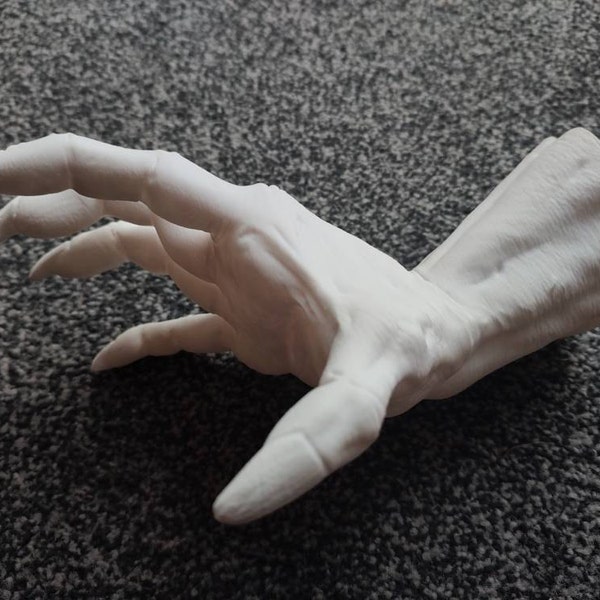 Devil Hand Wall Décor | White Demon Hand Wall Hook | Gothic Hat Holder ...