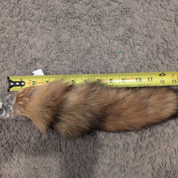 Red Fox Tails With Keychain Option - Etsy