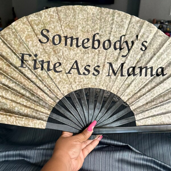 Custom Statement Hand Fan Custom Hand Fan Personalized Fan Rave Fan ...