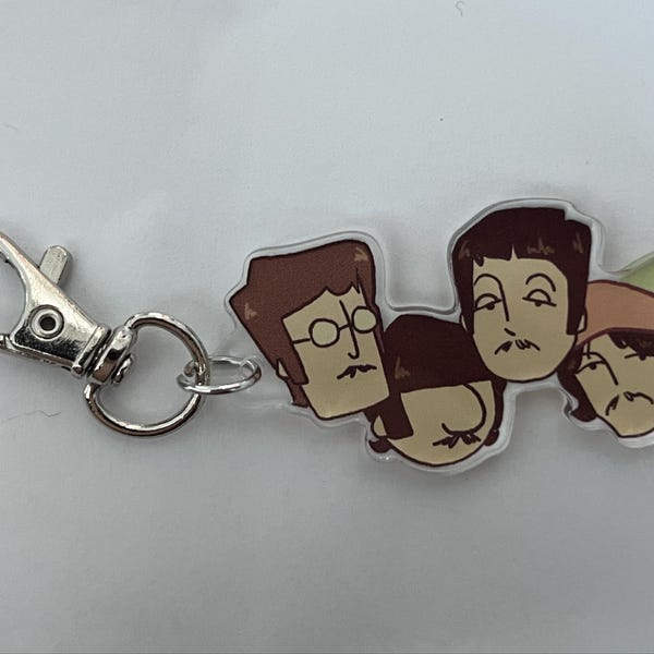 The Beatles Acrylic Keychains, Charms | Bluejaywayco - Etsy