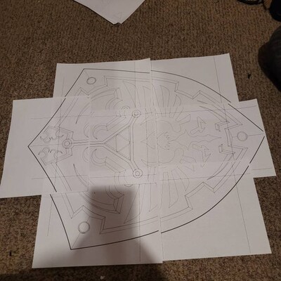 Barbarian Shin Armor Cosplay Pattern Level 50 Style Foam or Worbla - Etsy