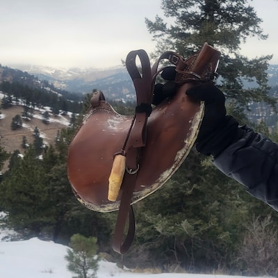 VERY BIG 2.8l Waterskin, HAND Sewn, Canteen, Flask , Leather Bottle ...