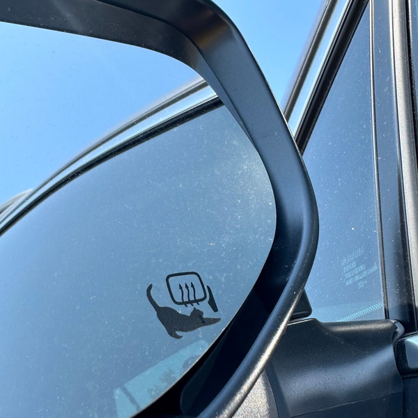 Small Kitty Car Decal, Hidden Easter Egg Decal, Car Sticker - Etsy