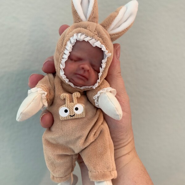 MADE TO ORDER 2 1/2 Baby Terah or Terek Full Body Flat-backed Silicone ...