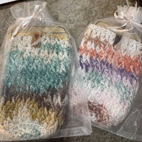 Chunky Yarn Knit Wristlet Keychain | Loop Key Chain With Lobster Clasp ...