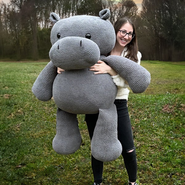 Amigurumi Hippo Crochet Pattern: Beginner Friendly Plush Toy (PDF ...