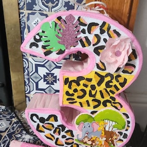 Princess Number 5 Pinata Also Available Numbers From 2 to 9 on Request ...