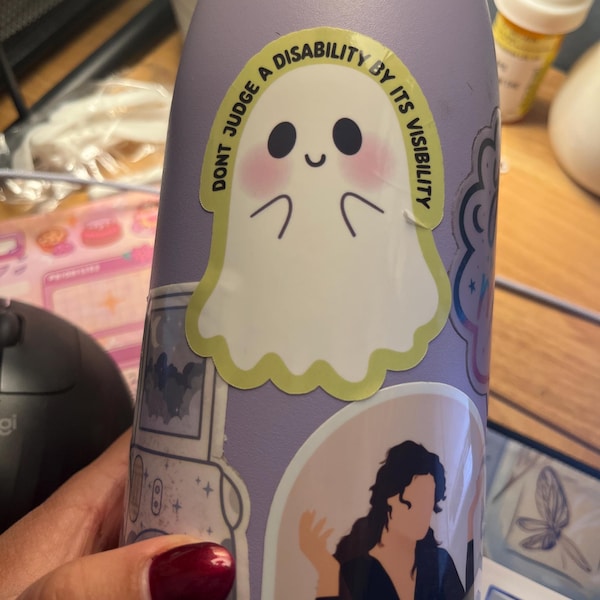 Don't Judge a Disability Sticker, Cool Stickers, Disability Sticker ...