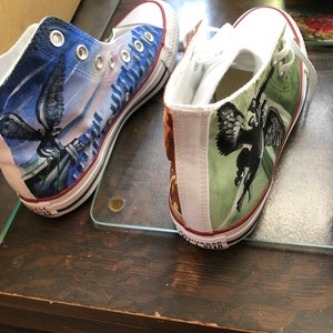 Transformers and Decepticon Custom Hand Painted Shoes - Etsy