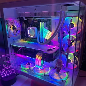 Sakura Cherry Blossom Branch Collection Dual Color Gaming Computer ...