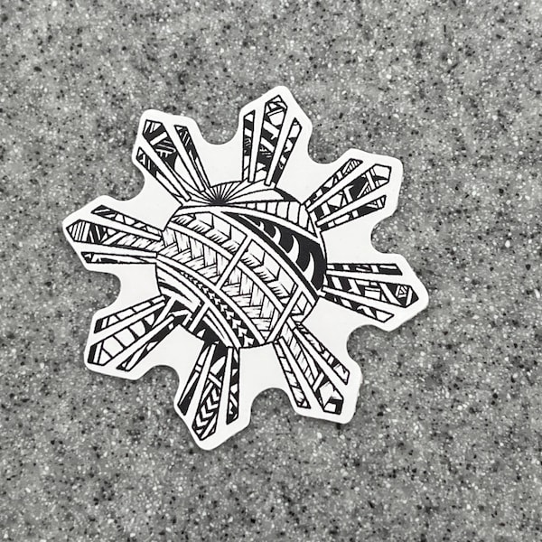 Filipino Sun Tribal YRB Die-cut Stickers - Etsy