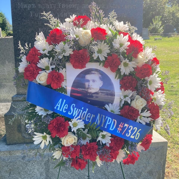 Funeral Ribbon, Custom, for Cemetery Flowers, Printed Ribbon, Memorial ...