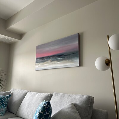 Extra Large Earthy Minimalist Wall Art 30 X 48 Inch Original Neutral ...