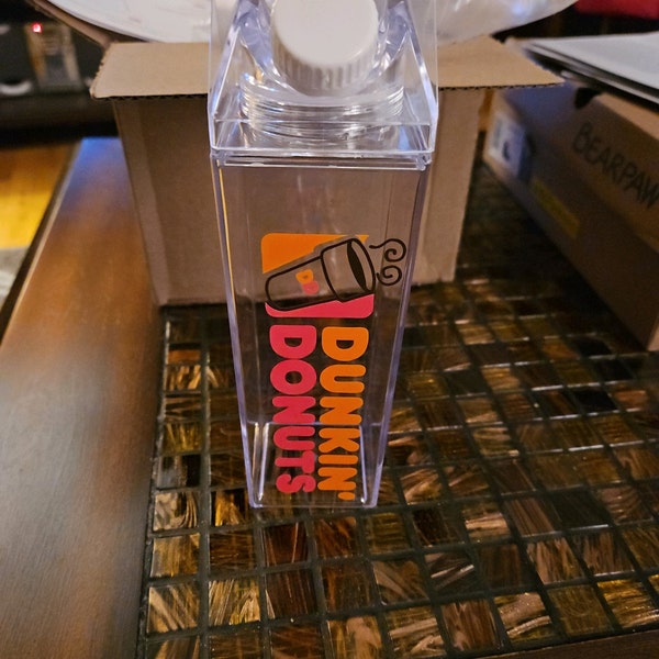 Dunkin Donuts Milk Cartoon Cup, Coffee Cups - Etsy